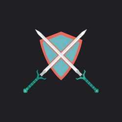 Heraldry computer symbol Royalty Free Vector Image