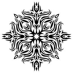 Tribal Star Design