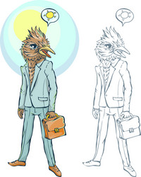 Get Up Cartoon Vector Images (over 1,200)