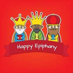 Letter to the three kings Royalty Free Vector Image
