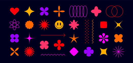 Abstract graphic elements Royalty Free Vector Image