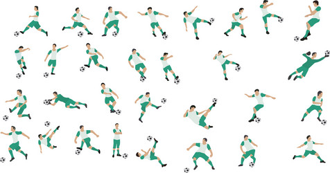 Soccer Cartoon Dribble Vector Images (over 220)
