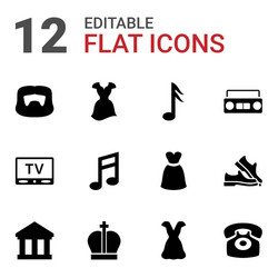 Classic icons Royalty Free Vector Image - VectorStock