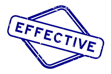 Grunge blue effective word rubber seal stamp Vector Image