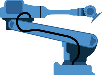 Isolated robotic arm icon Royalty Free Vector Image