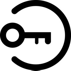 Approved access person icon simple data Royalty Free Vector