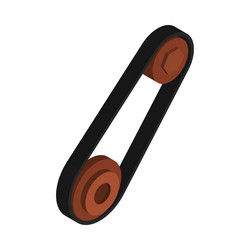 Belt drive icon Royalty Free Vector Image - VectorStock