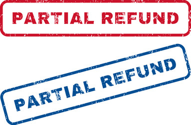 Partial payment rubber stamp Royalty Free Vector Image