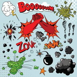 Bam comic word Royalty Free Vector Image - VectorStock