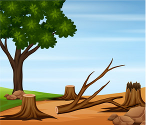 Cartoon Cutting Down Trees Vector Images (over 120)