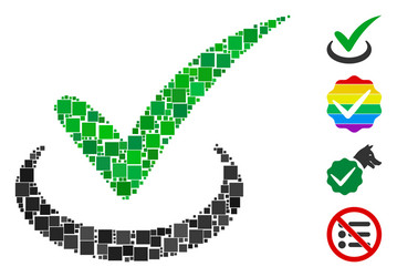 Flat true icon Royalty Free Vector Image - VectorStock