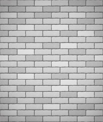 Grey brick wall texture seamless background Vector Image