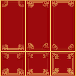 Chinese frames asian new year decorative Vector Image