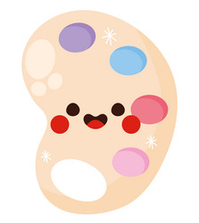 Kawaii color palette Royalty Free Vector Image