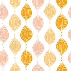 Seamless ogee pattern Royalty Free Vector Image