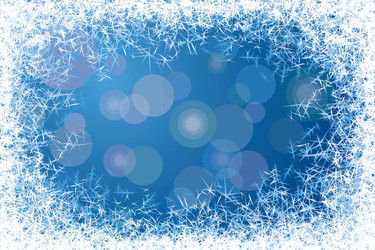 Round frost banner Royalty Free Vector Image - VectorStock