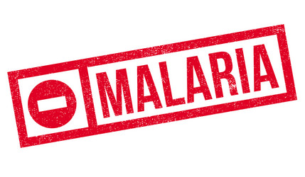 Malaria rubber stamp Royalty Free Vector Image