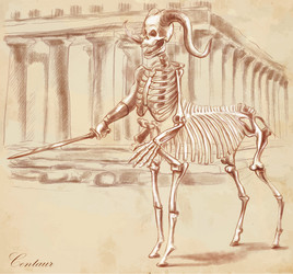 An hand drawn bifoot yeti Royalty Free Vector Image