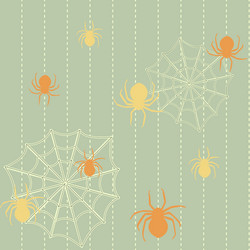Spiders and web seamless background Royalty Free Vector