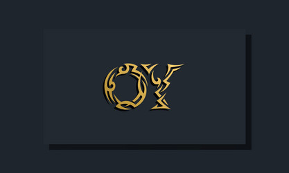 Initial letters oy monogram logo design bundle Vector Image