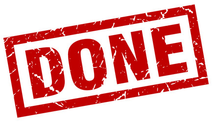 Well done rubber stamp Royalty Free Vector Image