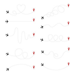 Airplane Path Vector Images (over 5,800)