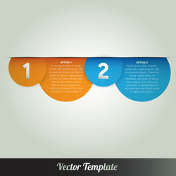 Page number template Royalty Free Vector Image