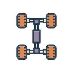 Chassis Royalty Free Vector Image - VectorStock