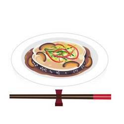 Salted fish Royalty Free Vector Image - VectorStock