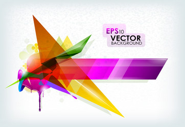 Gradient triangles abstract background Royalty Free Vector