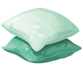 A stack of pillows Royalty Free Vector Image - VectorStock