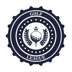 Golf league design Royalty Free Vector Image - VectorStock