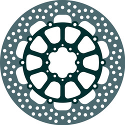 Motorcycle brake rotor Royalty Free Vector Image