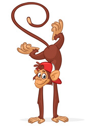 Monkey Handstand Vector Images (90)
