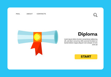 School Graduation Diploma Rolled Paper Ribbon Vector Images (over 650)