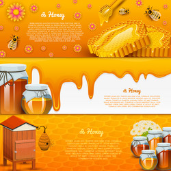 Honey background Royalty Free Vector Image - VectorStock