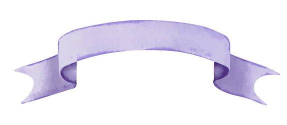 Purple Ribbon Border