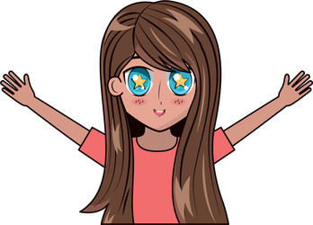 Anime Girl Manga Star Vector Images (over 260)