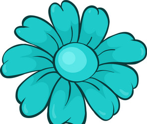 Blue Cartoon Flower Vector Images (over 24,000)