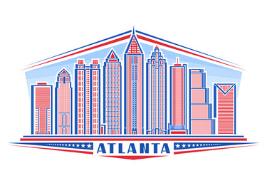 Atlanta Royalty Free Vector Image - VectorStock