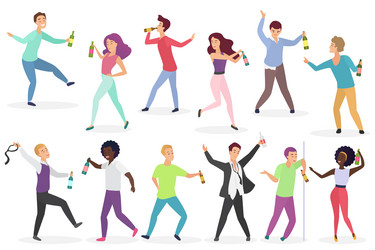 Drunk Friends Vector Images (over 1,300)