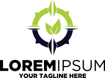 Logo Compass Leaf Vector Images (over 250)