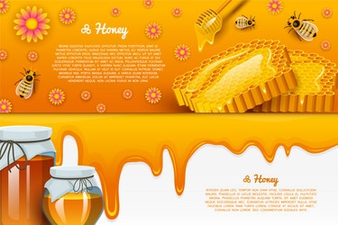 Set of beekeeping elements collection Royalty Free Vector