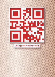 Valentines day card transparent background Vector Image