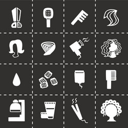 Icon barber on white background Royalty Free Vector Image