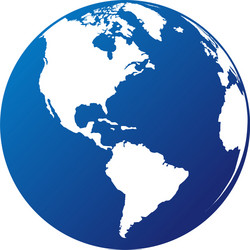 Circle globe world sign symbol icon logo Vector Image