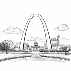 St Louis Arch Vector Images (92)