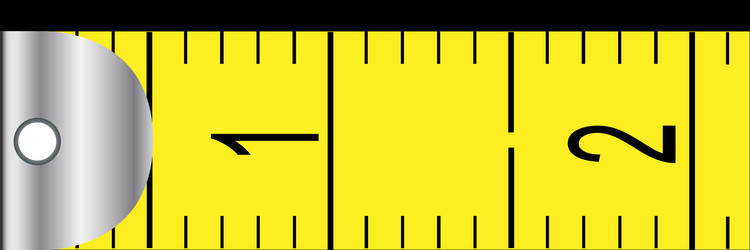 Tape measure border Royalty Free Vector Image - VectorStock