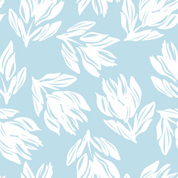 Pastel floral seamless pattern background Vector Image