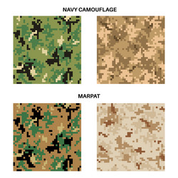 Camouflage military pixel Royalty Free Vector Image